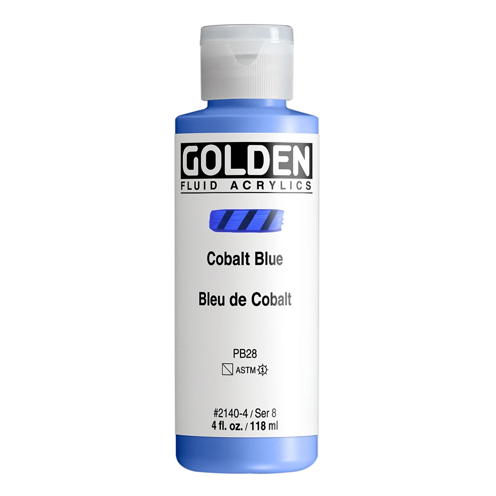 Fluid Acrylic Color - Cobalt Blue | Golden Artist Colors