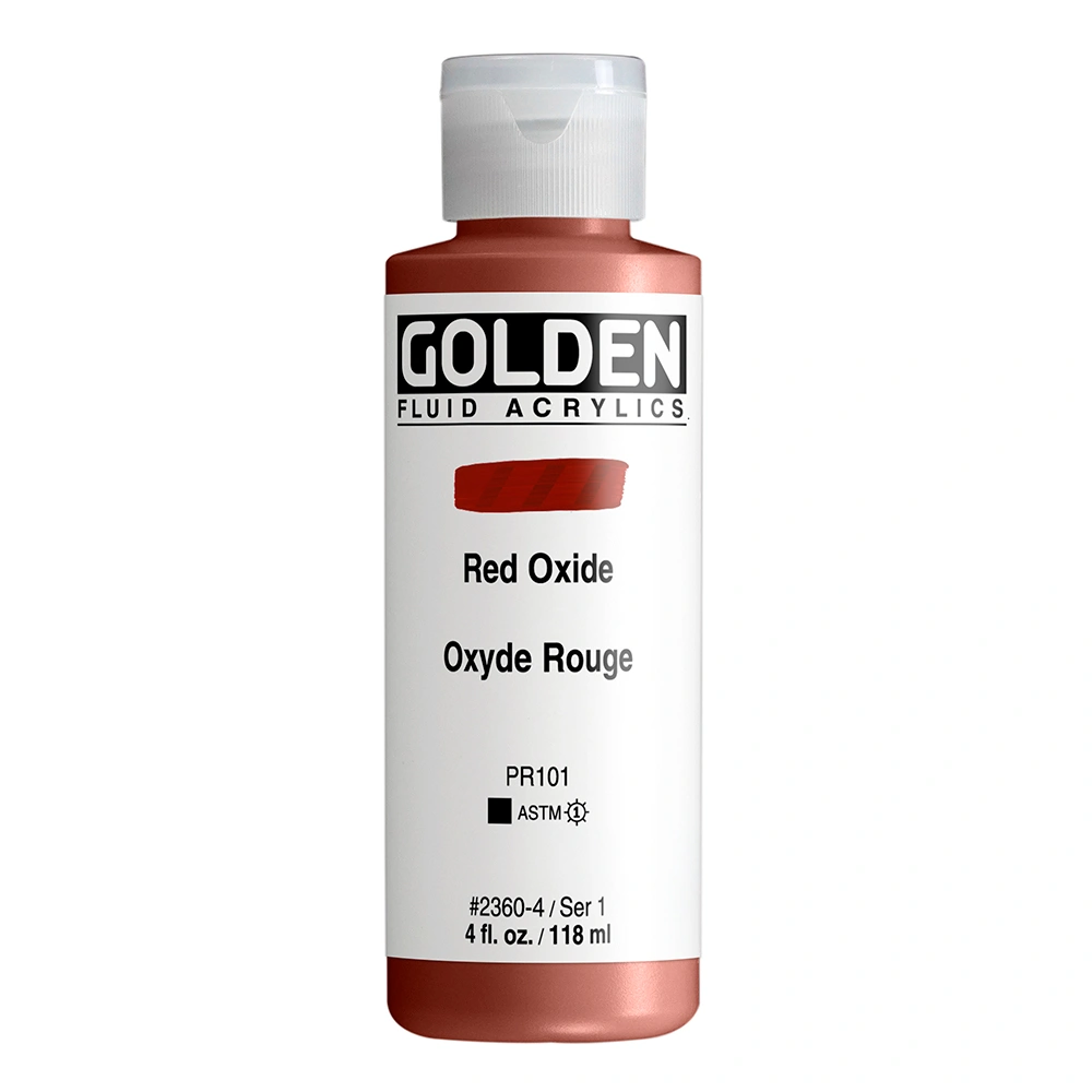 Fluid Acrylic Color - Red Oxide | Golden Artist Colors