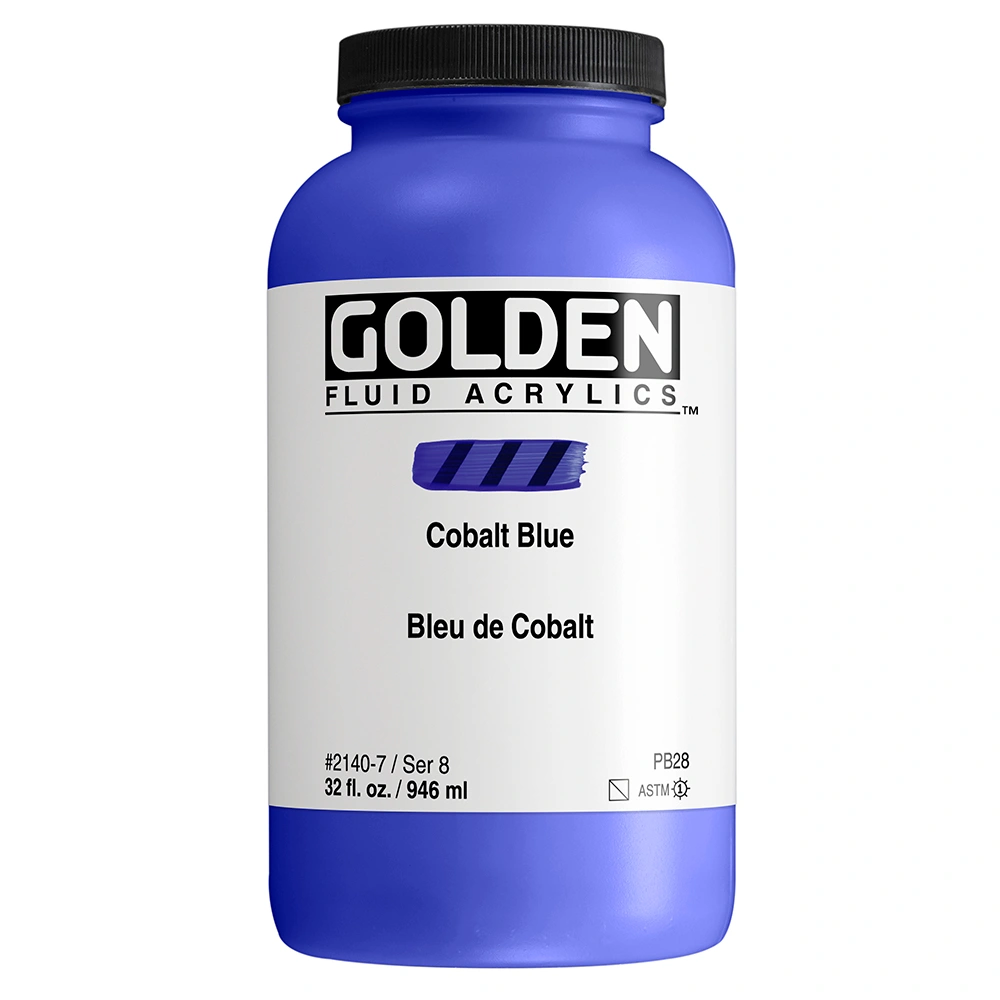 Fluid Acrylic Color - Cobalt Blue | Golden Artist Colors