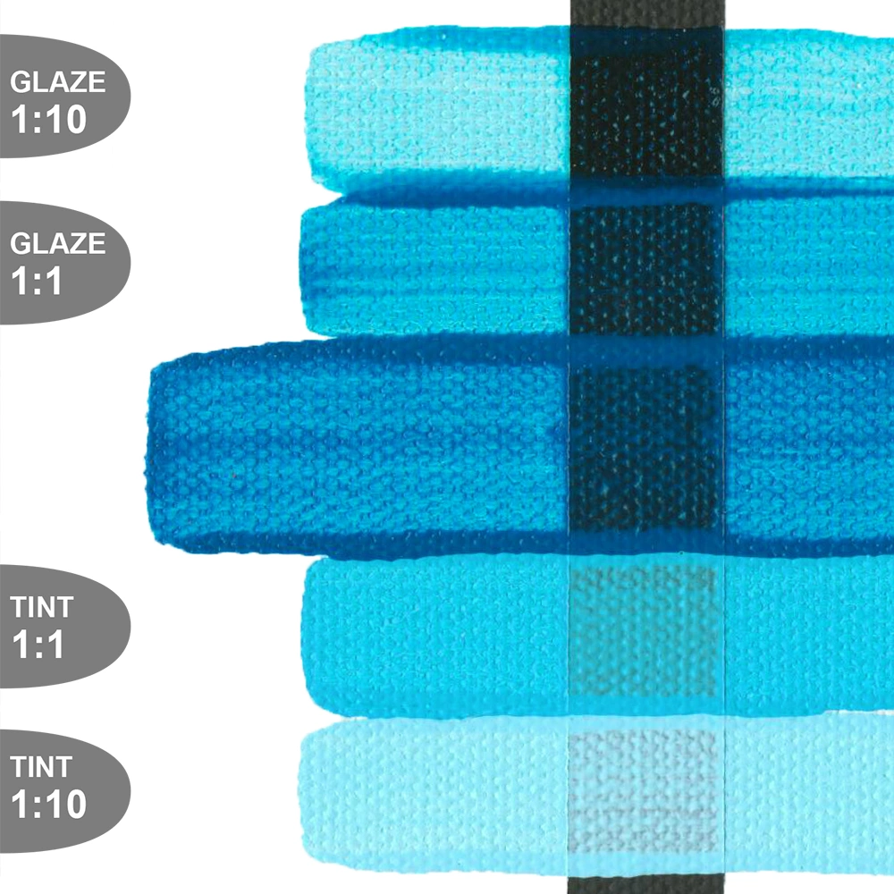 Fluid Acrylic Color - Manganese Blue Hue | Golden Artist Colors