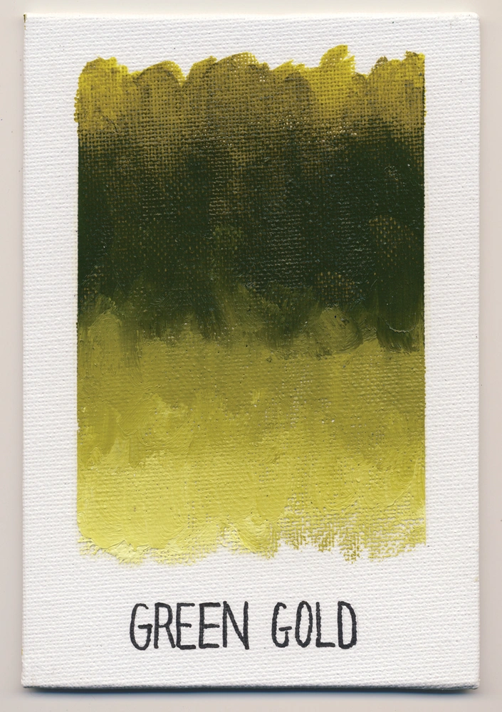 Williamsburg Artist Oil Colors - Green Gold | Golden Artist Colors
